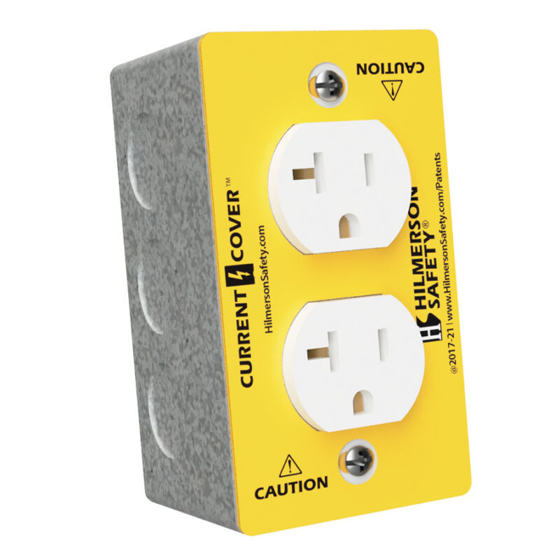 Current Cover™ | Temporary Outlet Safety Cover | Hilmerson Safety®