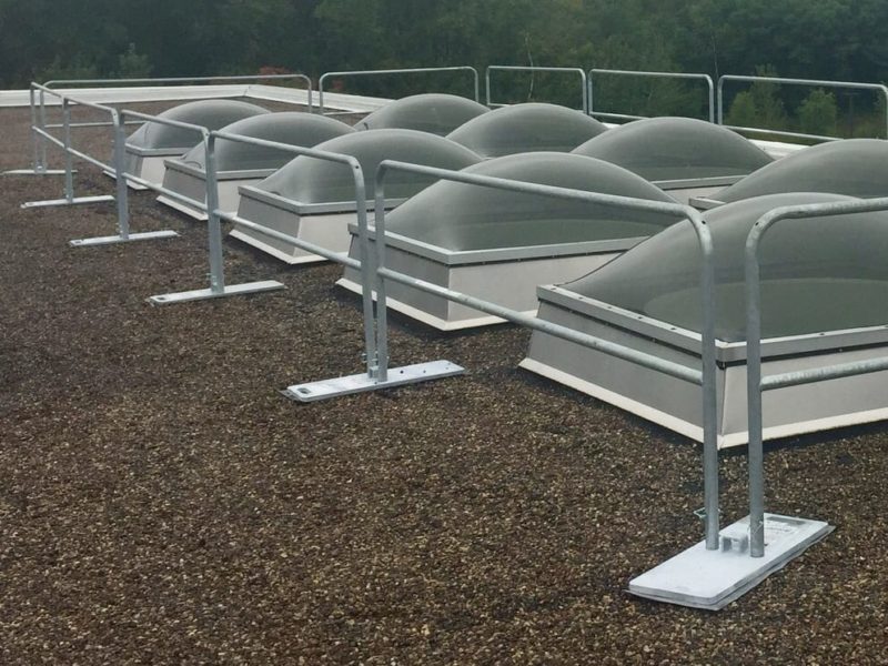 Roof Railing System & Skylight Protection Hilmerson Safety