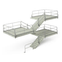 Stair / Slab Grabber | Temporary Safety Railing For Stairs