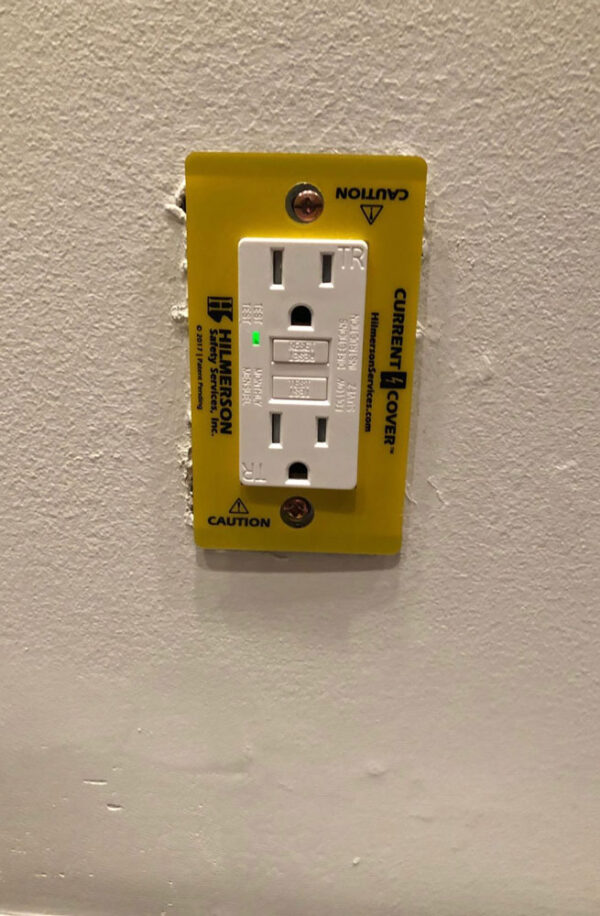 Current Cover™ | Temporary Outlet Safety Cover | Hilmerson Safety®