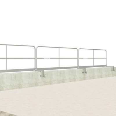 Parapet Clamp Guardrail System by Hilmerson | Hilmerson Safety