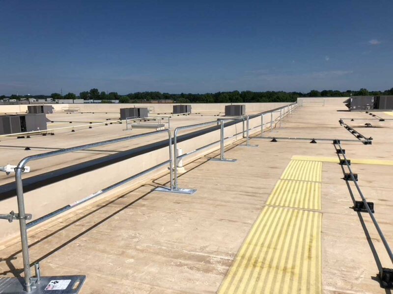 The Best Safety Rail for Roof Fall Protection – Hilmerson Safety